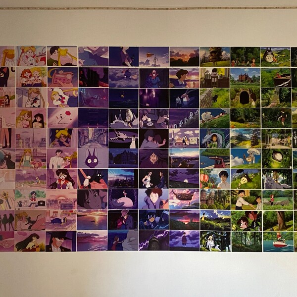 144 Pcs Anime Poster Wall Collage Kit, Manga Movie Posters, Japanese ...
