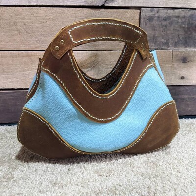 Small Handbag Leather Pattern PDF Evening Purse Digital Template - Etsy