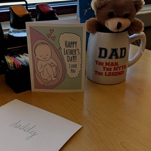 Expectant Father's Day Card, Pregnant, Father to Be, Unborn Baby, Soon ...