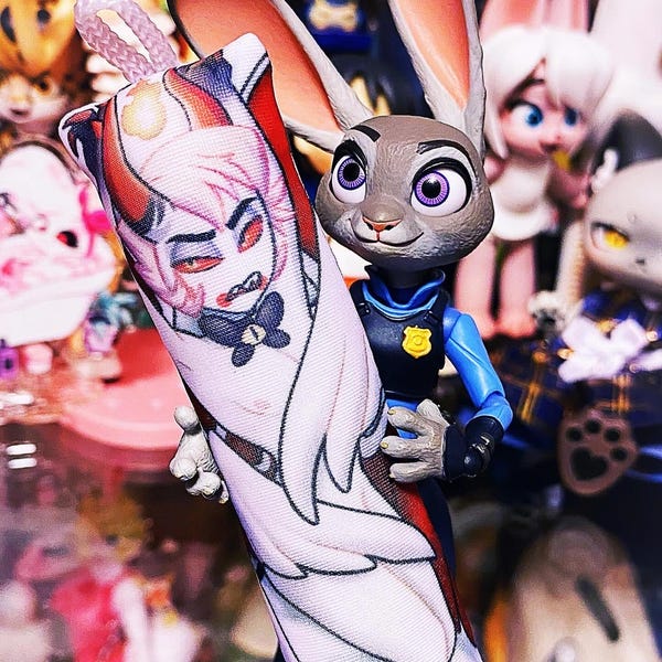 Helluva Boss Stolas Dakimakura Pillowcase 50x150cm Two Way Tricot Daki ...