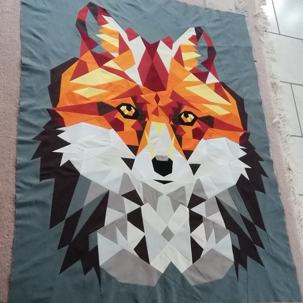 The Modern Fox Quilt Kit - Etsy