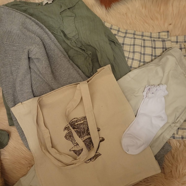The Botany Scholar Curated Clothing Collection // Green Academia Thrift ...