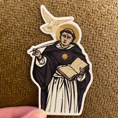3 Saint Thomas Aquinas, the Angelic Doctor Sticker - Etsy