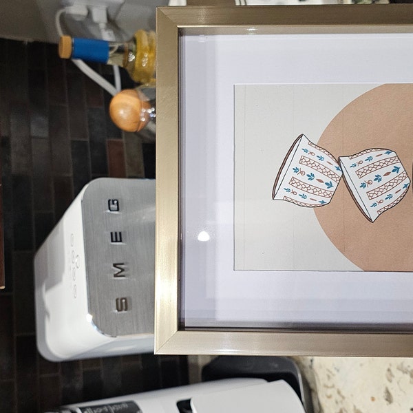 Arabic Vintage Cartoon Poster, Set of 2, Arabic Illustrations, Colorful ...