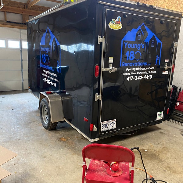 Custom Trailer Lettering Business Lettering Decals - Etsy