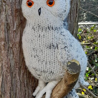 SPECIAL OFFER Knitting Pattern Snowy Owl - Etsy