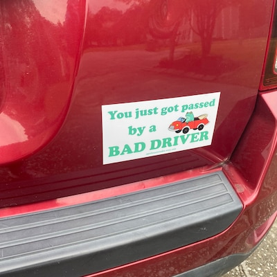 How's My Driving Gen Z Bumper Sticker, Bad Driver Vinyl Sticker for ...