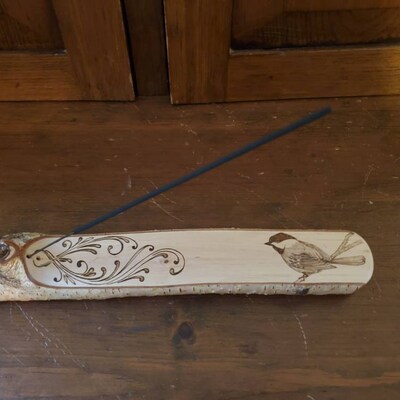 Customized Live Edge Birch Incense Holder - Etsy
