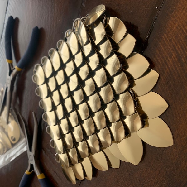 TUTORIAL How to Make Scale Mail Cape - Etsy