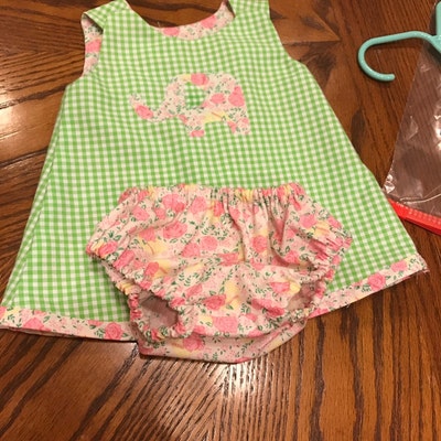 Size 0-24 Months/reversible A Line Dress Pattern/ Toddler Dress Pattern ...