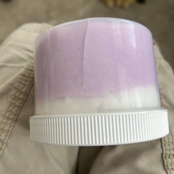 Lavender Cow Cloud Slime White & Lavender Drizzly Cloud Slime With ...