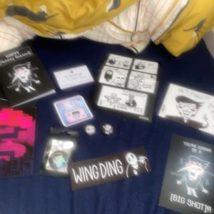 WING DING Button Badges Set of 4 1 - Etsy