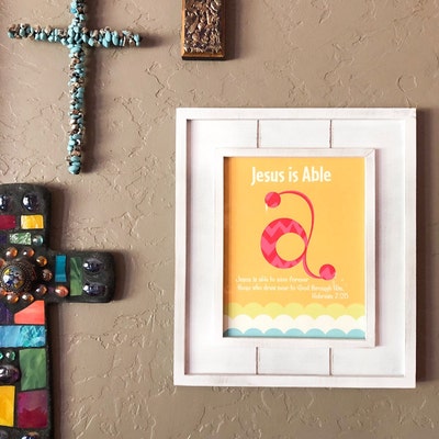 ABC Scripture Cards, Abc's of God Scripture Art, Christian Kids Set of ...