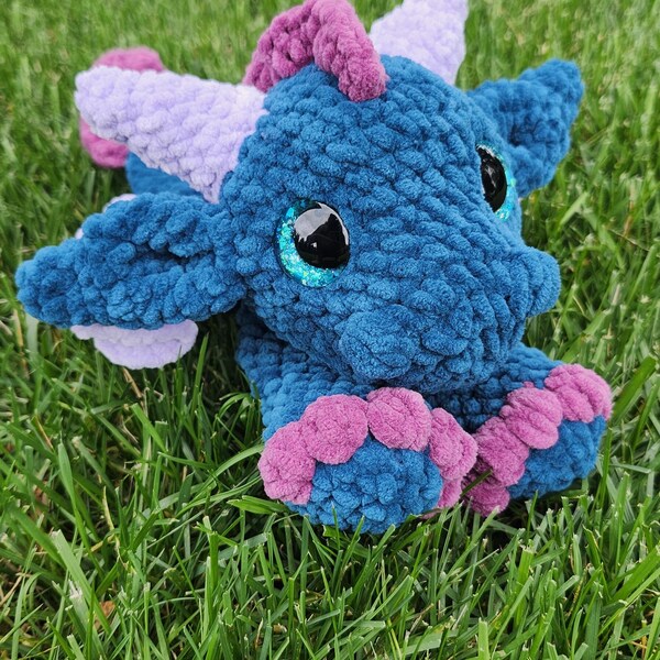 Cato the Dragon Snuggler/lovey Amigurumi Crochet Pattern - Etsy