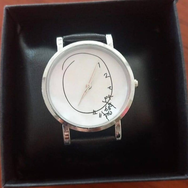 Scrambled Time Wristwatch - Will Graham - Disturbed Clock - Etsy