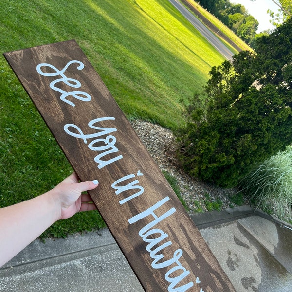 Outdoor Wedding Decor, Rustic Wedding Sign, Ceremony Signage, Wood ...