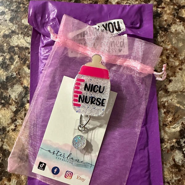 Labor and Delivery Nurse Badge Reel, It's A Beautiful Day for a ...