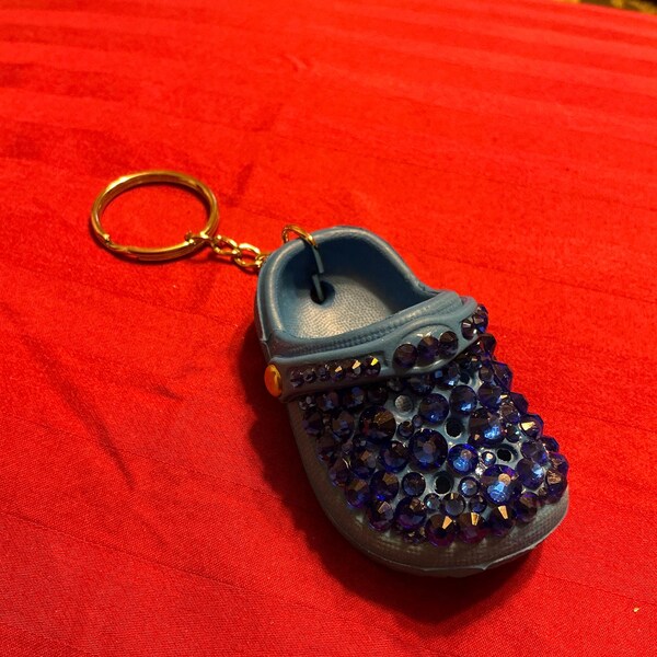 Crystal Bling Custom Rhinestone Croc Keychain - Etsy