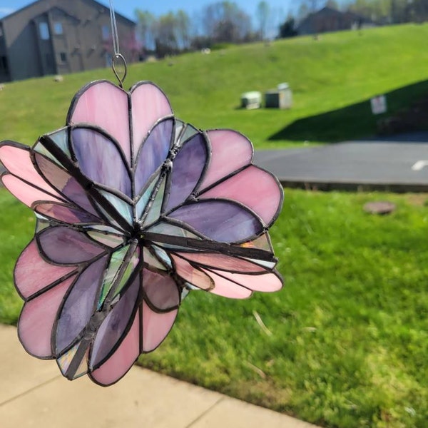 Heart Spinner Stained Glass Pattern - Etsy