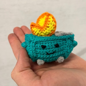 Dumpster Fire PDF Crochet Pattern Twinkie Chan 100% Soft - Etsy