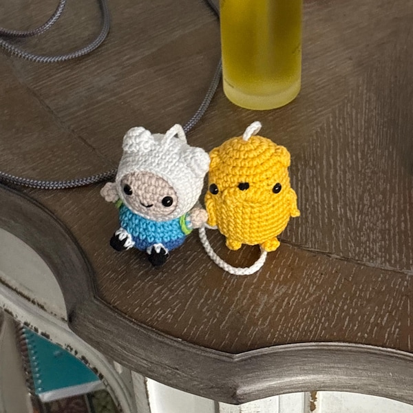 Amigurumi Cute Chibi Human and Dog Crochet Plushies | Keychains | Car ...