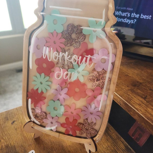 Daisy Reward Jar With Tokens, Personalized Kids Reward Jar, Classroom ...