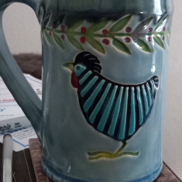 Ancient Tree of Life Under Swallow Migration Coffee Mug, Handmade ...