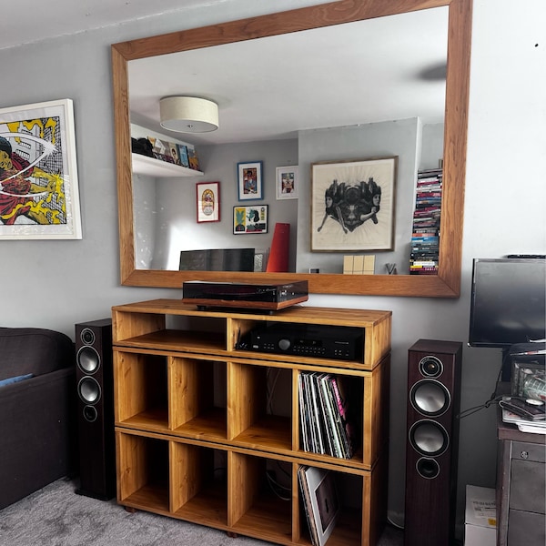 3 Tier Record Player Unit, Media Unit, Tv Stand, Vinyl Storage Unit ...
