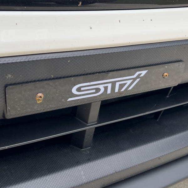 NEW Accessory for Subaru WRX Sti License Plate Delete Subaru STI ...
