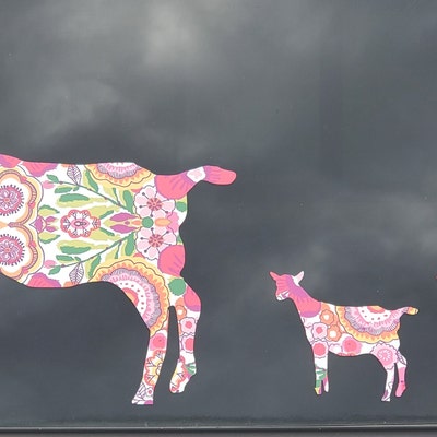 Alpine Goat Decal - Etsy