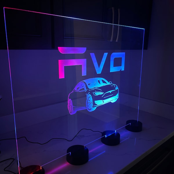 LED Neon Glow Bar/bat Mitzvah Sign in Board, Laser Engraved for ...