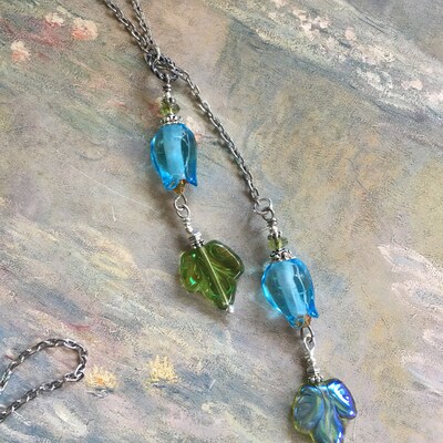 Set of 4 Cobalt Blue Roses Handmade Artisan Sculptural - Etsy