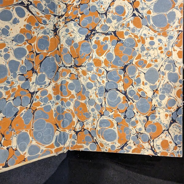 30 Different Sheets of Hand Marbled Paper 13.5x48cm 5.3x19in for ...