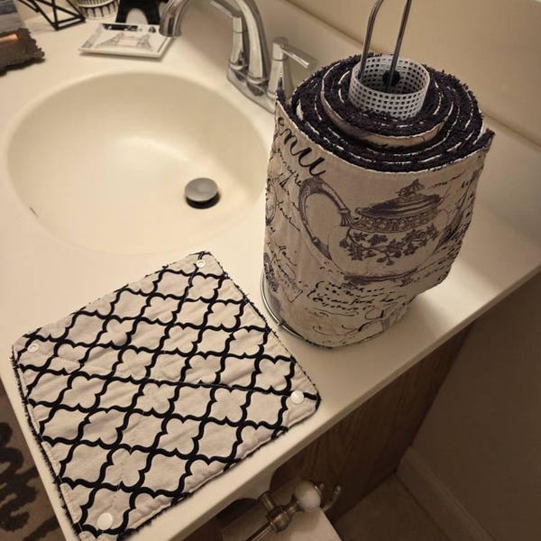 Insert Roll ONLY // Reusable Paper Towels Mesh Insert for Paper Towel ...