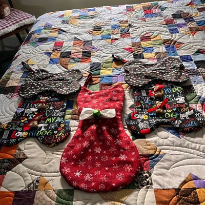 Kitty Cat Animal Christmas Stocking Sewing Pattern & Tutorial Sew ...