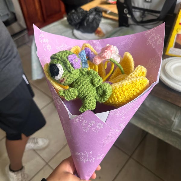 Crochet Tangled Pascal Amigurumi - Etsy