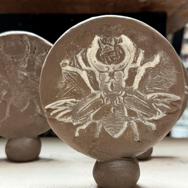Stag Beetle Stamp / Hand-carved / Rubber Stamp / Bug / Insect / Beetle ...