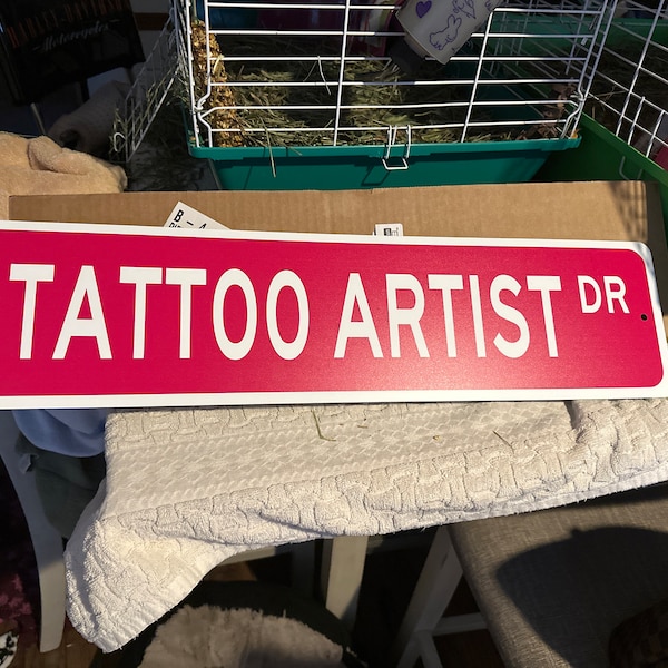 Tattoo Artist, Tattoo Artist Gift, Tattoo Artist Sign, Ink Memory ...