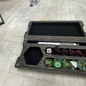 Dungeons Box™ D&D Dice Box USA Made Hero Dice Vault Handmade RPG Bamboo ...