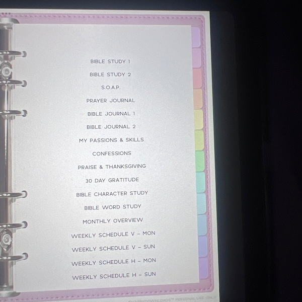 Faith Digital Planner Faith Planner Christian Planner Bible Study ...