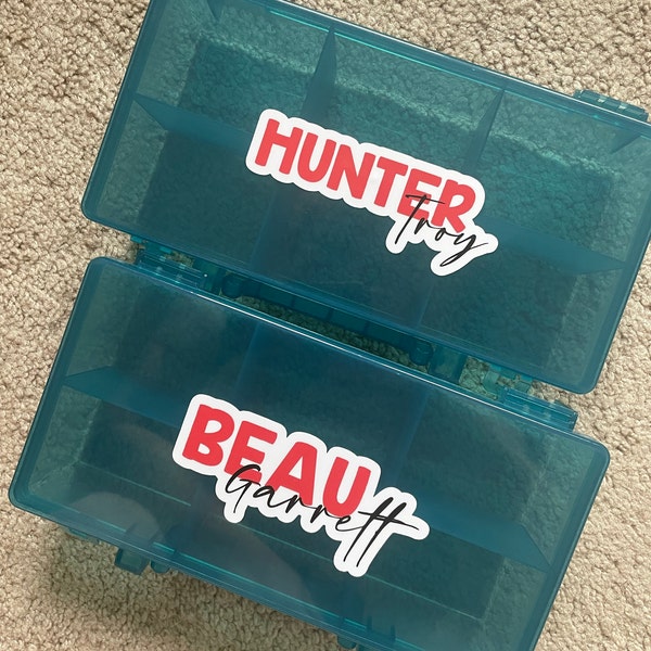 Waterproof Name Decal - Personalized Vinyl Sticker - FULL NAME STICKER ...