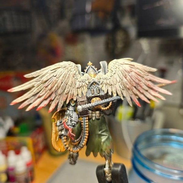 4 Sets Angelic Feather Wings for Kitbash and Table Top Miniatures 32 ...