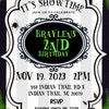 Black and White Striped Birthday Invitation - It's Showtime Editable ...