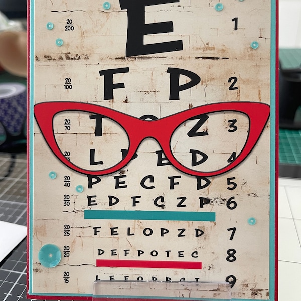 Seamless Glasses Digital Paper 1, Eye Doctor Digital Paper, Optometry ...