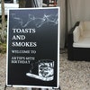 Editable Toasts and Smokes Welcome Sign, Welcome to Sign, Birthday ...