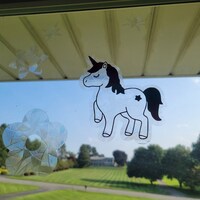 Sun and Moon Suncatcher Sticker, Window Decal, Window Sticker, Window ...