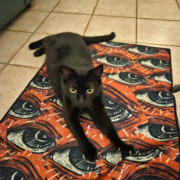 Horror Scare Eye Rug, Gothic Rugs, Fantastic Rug, Modern Rug, Outdoor ...