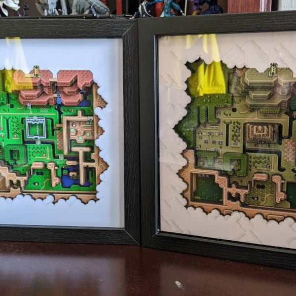 Legend of Zelda: A Link to the Past - Hyrule Map - the Light World 9x9 ...