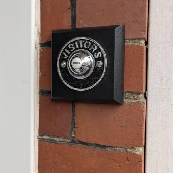 Traditional Period Style Butlers Bell With Round Manual Pull Handle ...