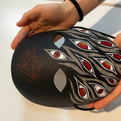 Custom Design Blank Face Plate Round Resin Mask Masks Made to Order - Etsy